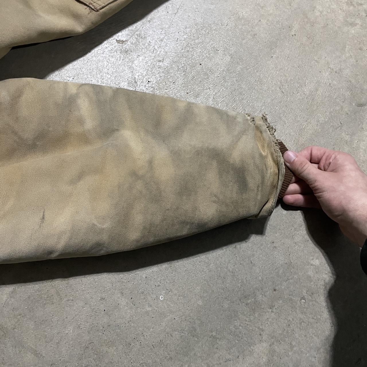 vintage carhartt detriot style jacket -has lots of... - Depop