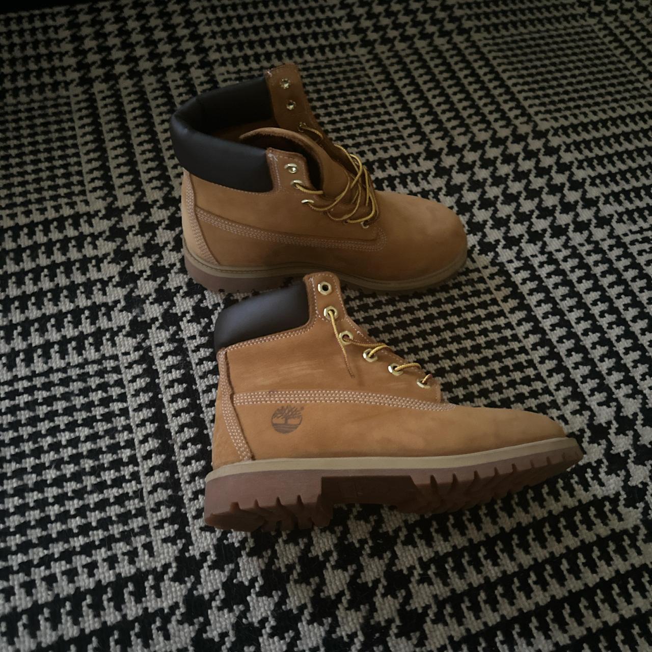 Timberland boots single sole size 6 - Depop