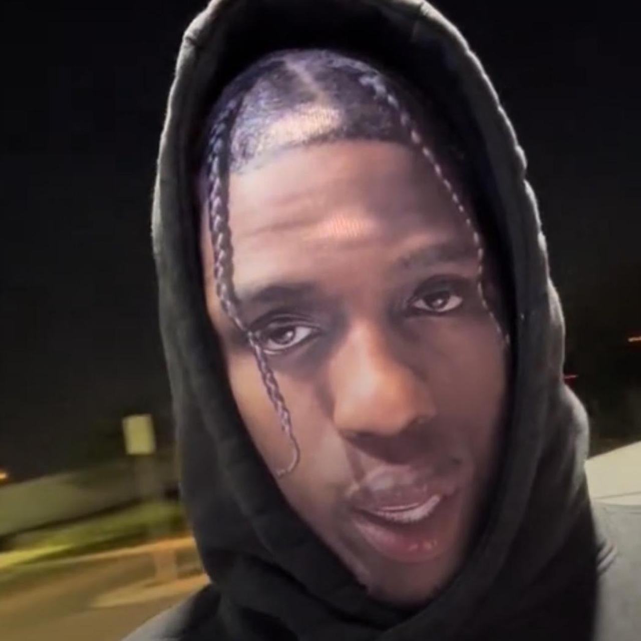 Travis scott shiesty never worn one size fits... - Depop