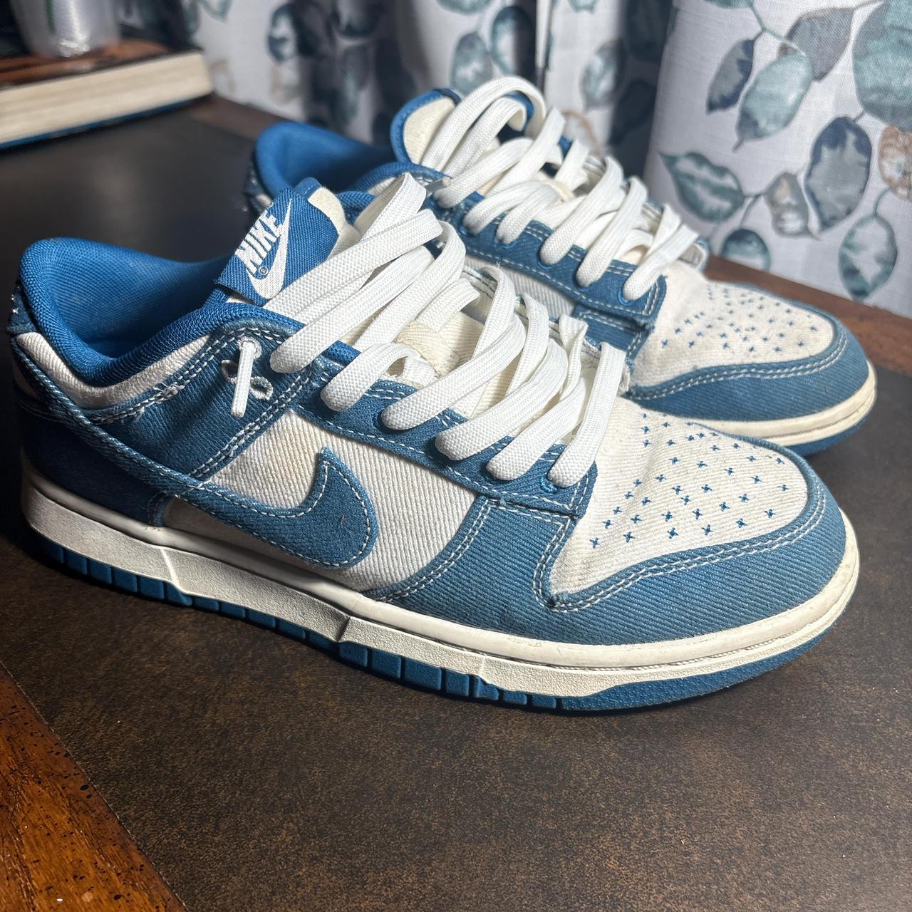 NIKE Sashiko Dunks Industrial Blue -DM BEFORE... | Depop