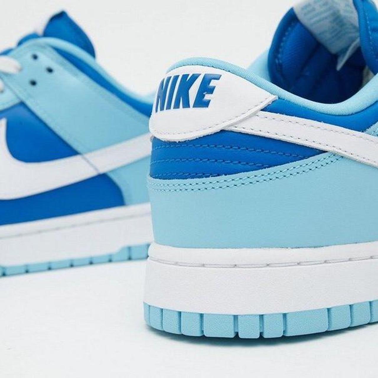 Blue argon dunks - Depop