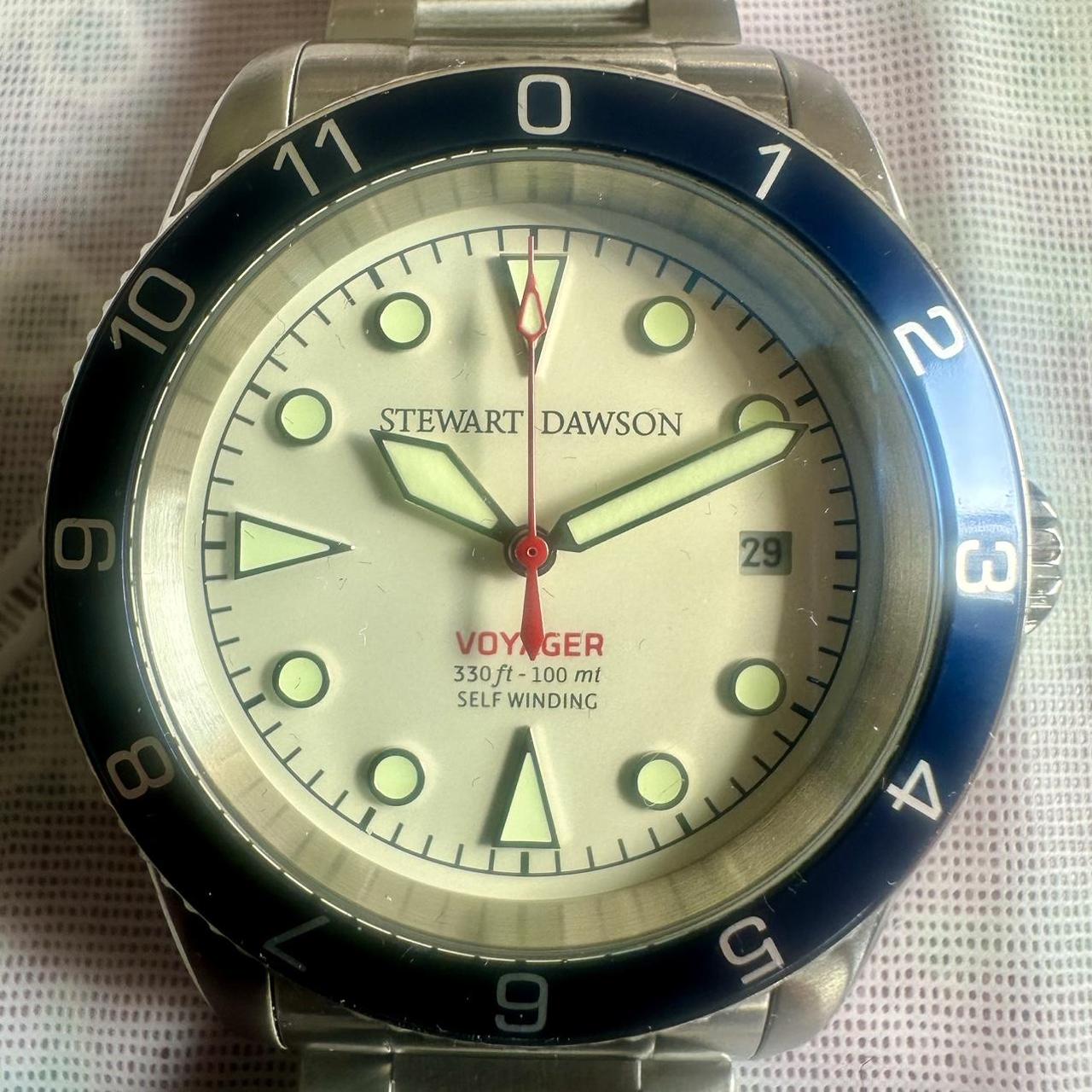 Stewart Dawson Voyager White Dial Automatic Watch.... | Depop