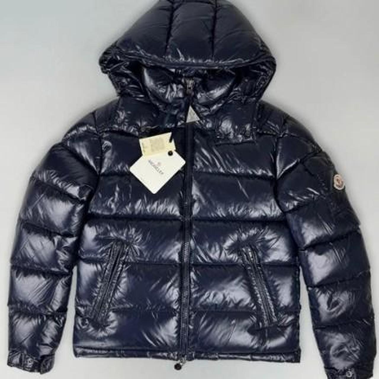 Moncler Maya Down Jacket Navy | Depop