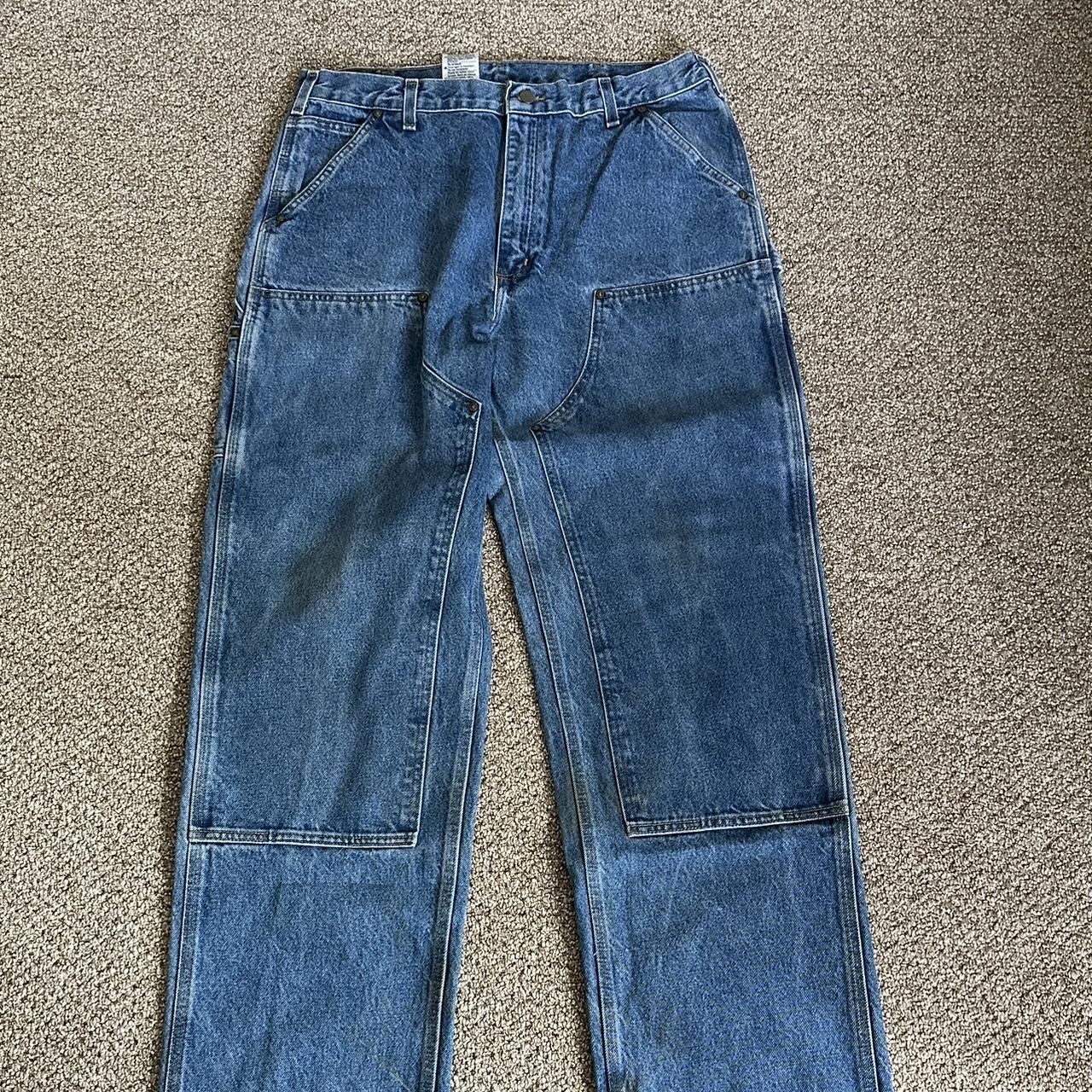 Denim Carhartt Double Knee Trousers Size 36 x... | Depop