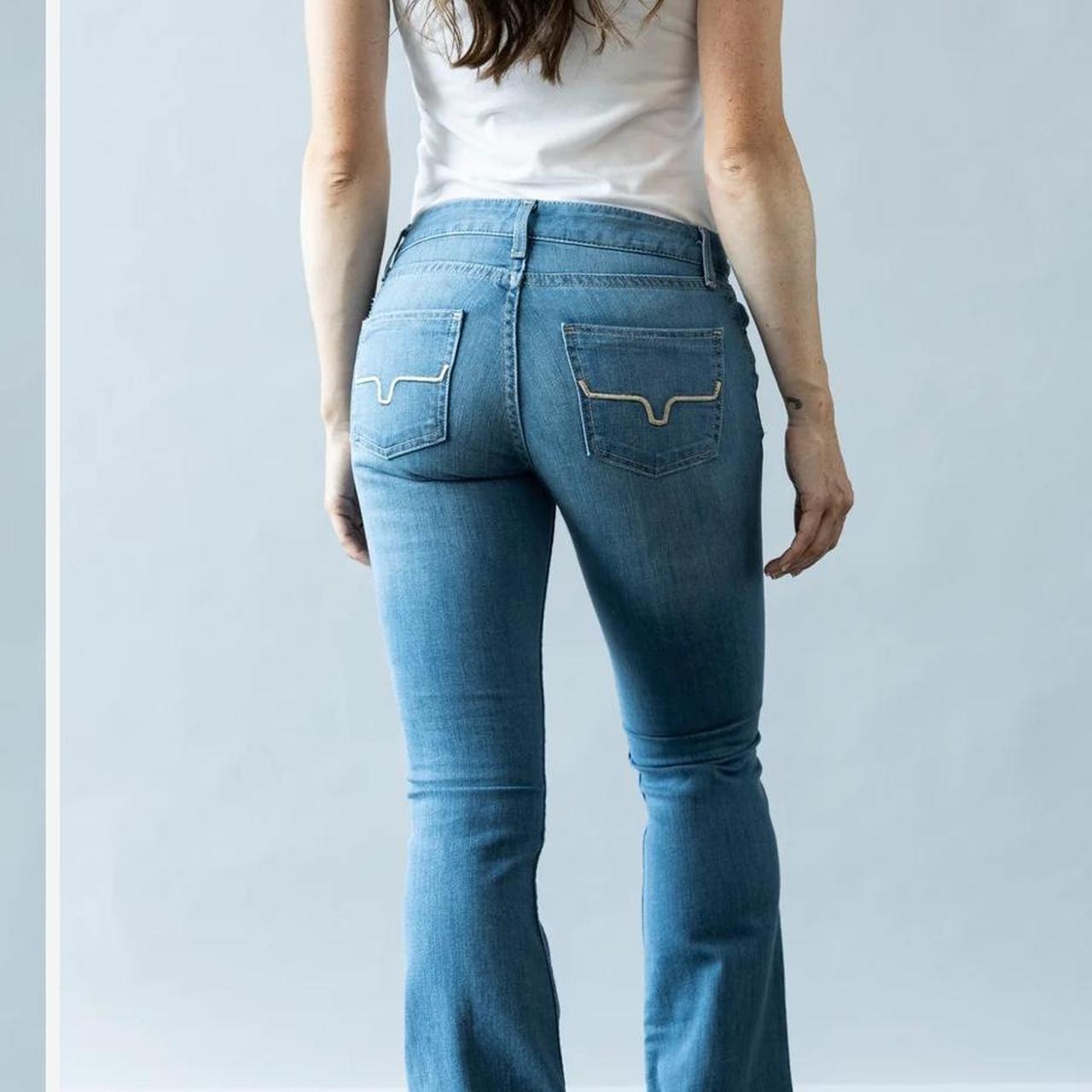 Kimes ranch jeans Lola soho jeans light fade for women - Depop