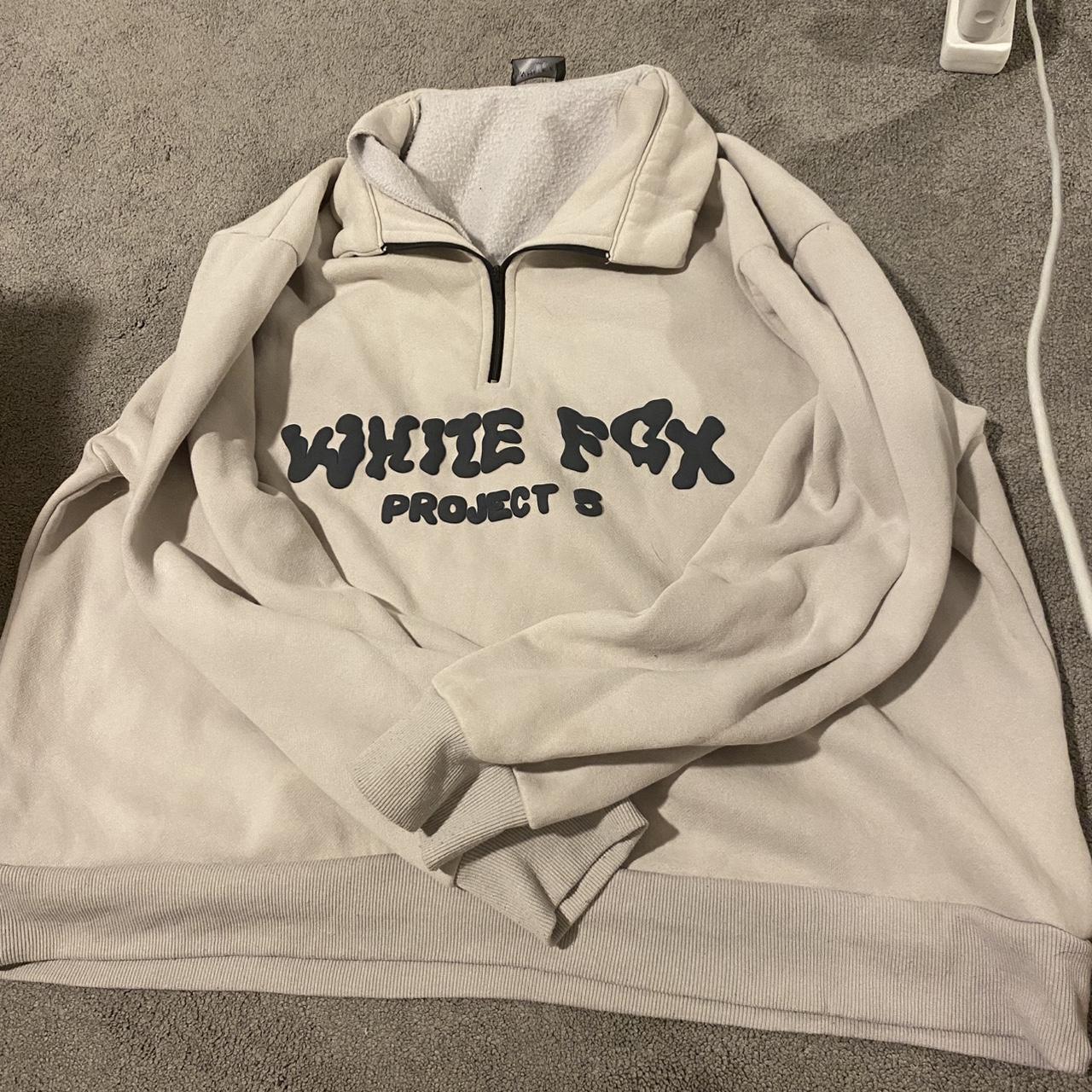 White fox project 5 quarter zip Size m/l | Depop