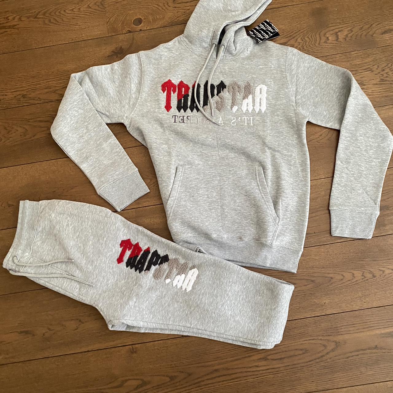 Grey Trapstar tracksuit - Depop