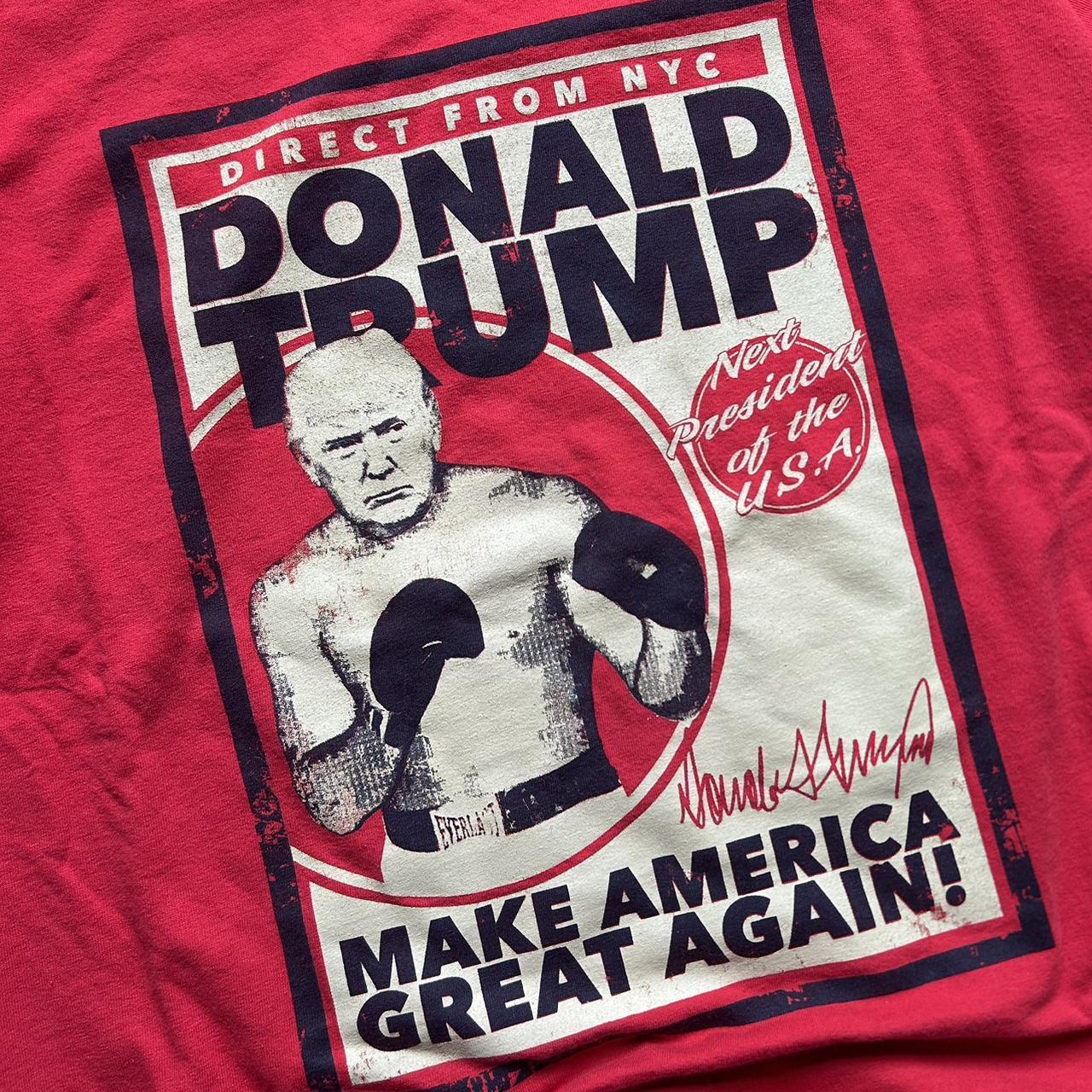 Vintage sick Donald Trump Boxing shirt -Flawless -Large - Depop