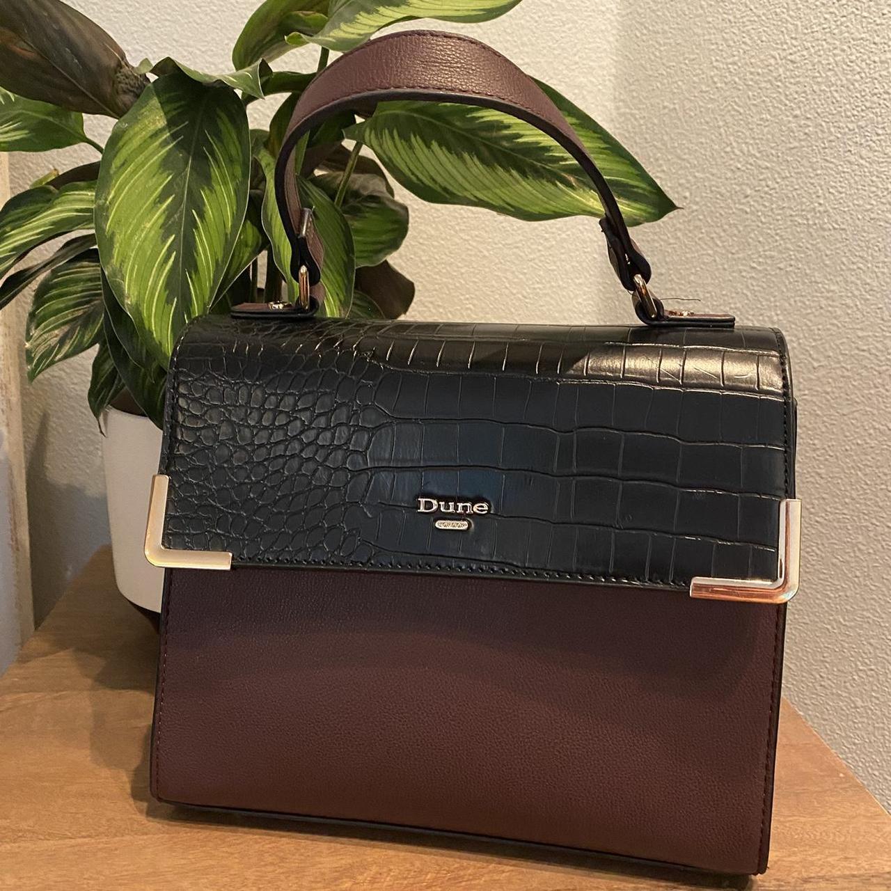 Dune London Designer Hand Bag Satchel Burgundy /... - Depop