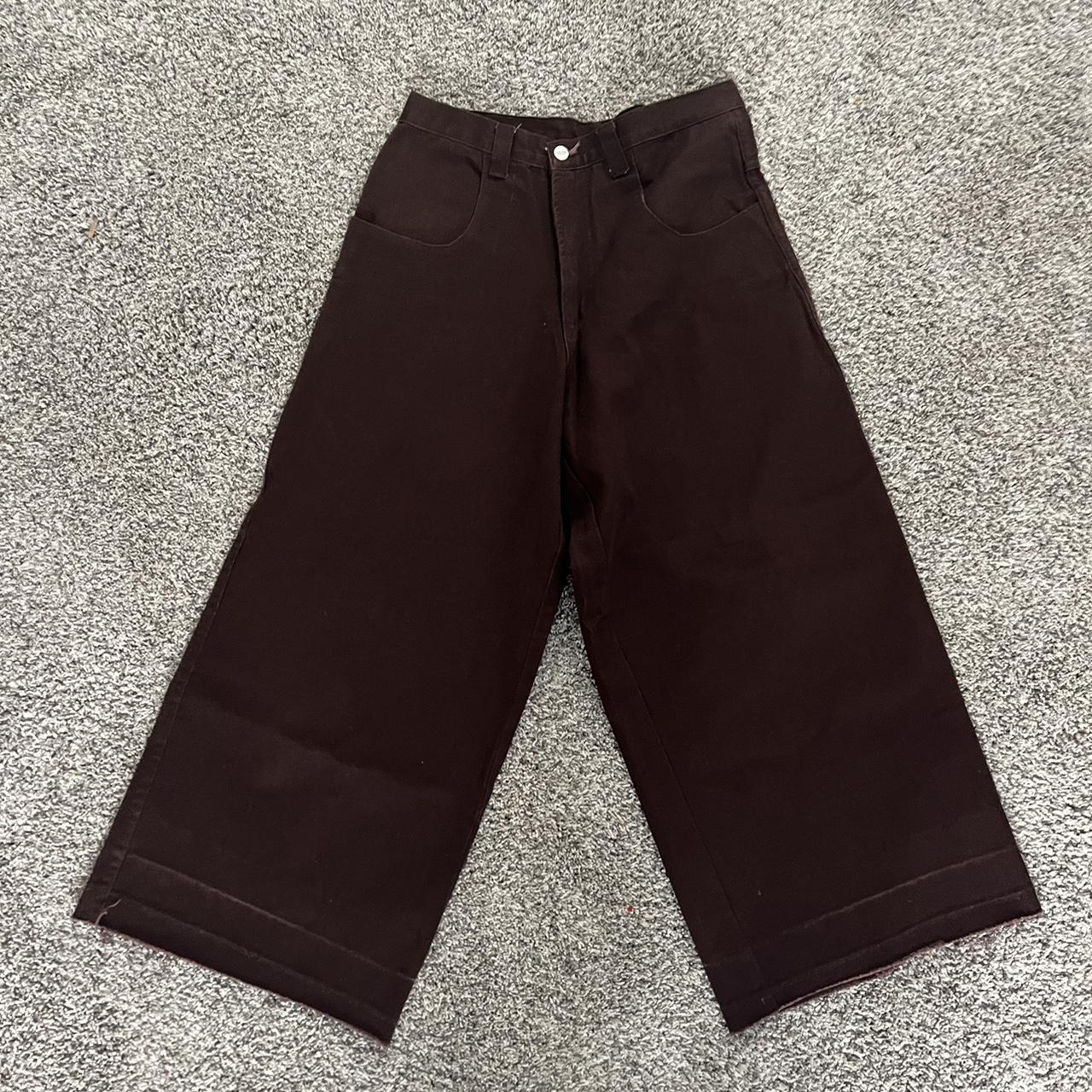 VTG 90s Y2K GS Garment Stage Brown Baggy Skater JNCO... - Depop