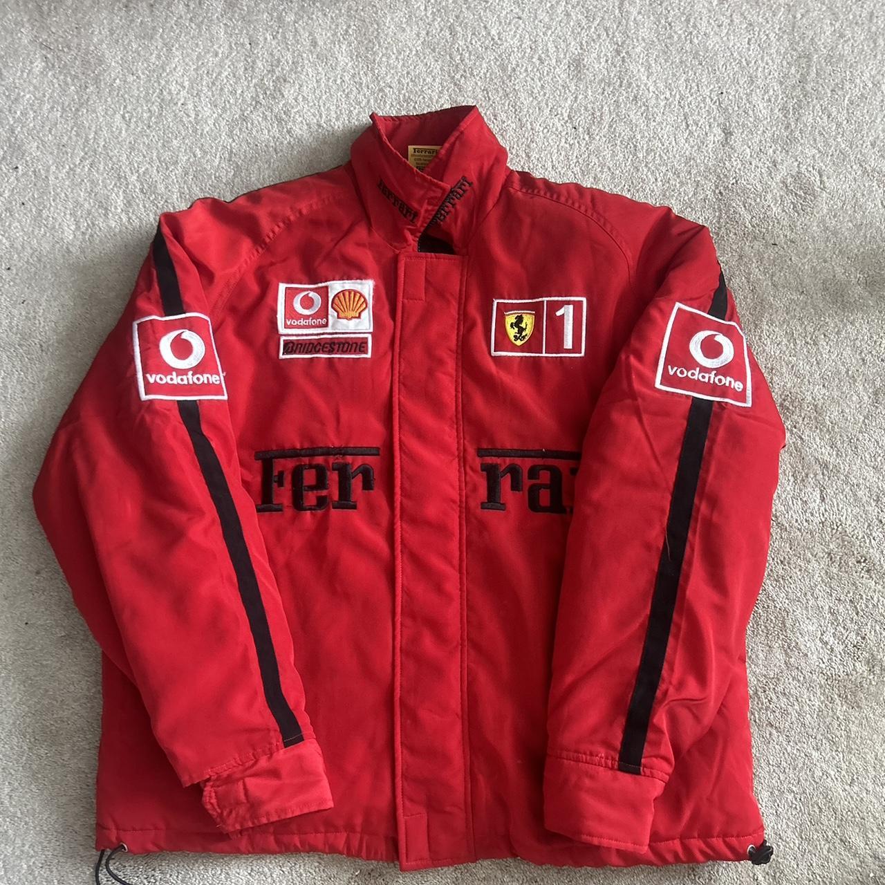 1996 Mens XL Ferrari Red Jacket. Great condition!... - Depop