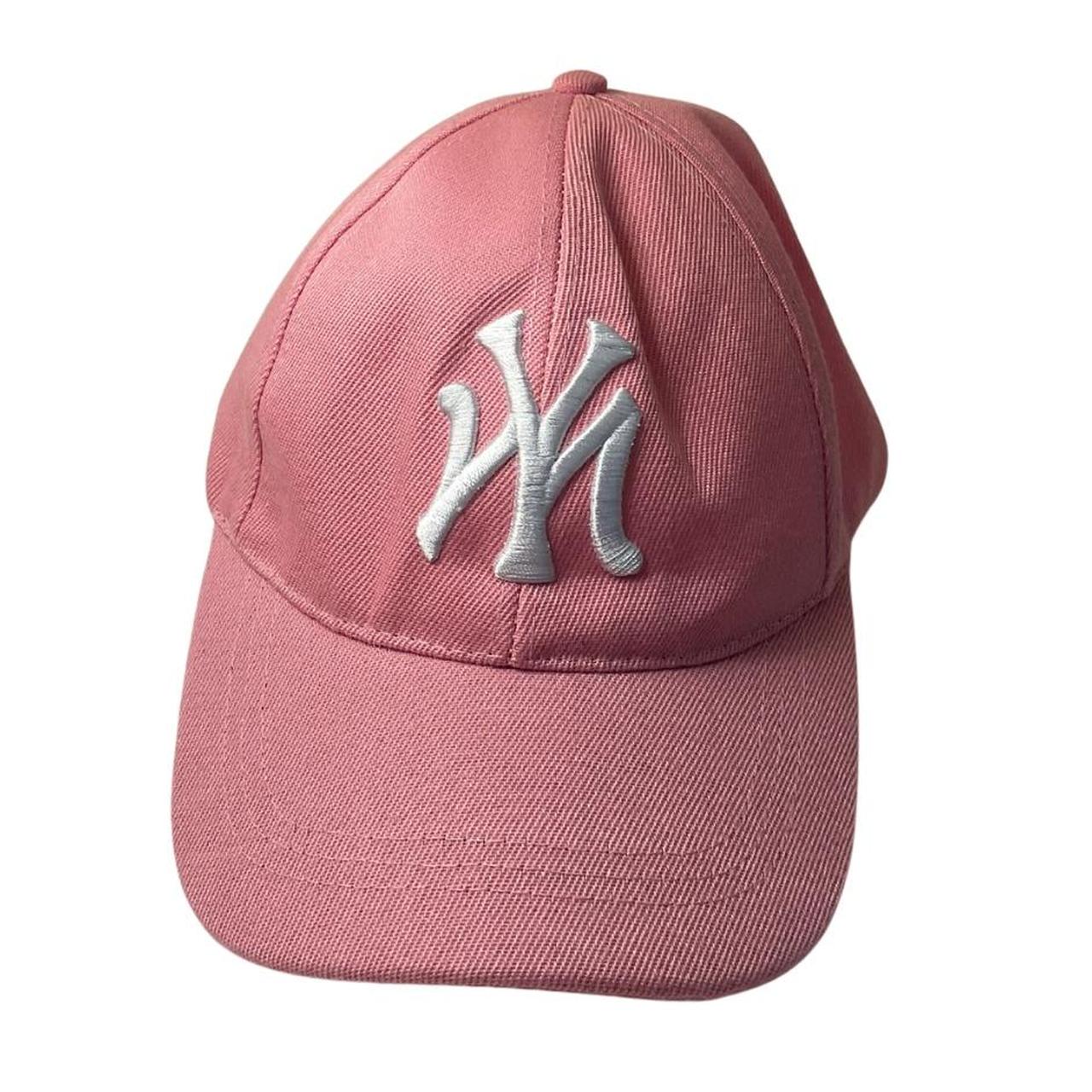 Pink Yankees Baseball Cap - Depop