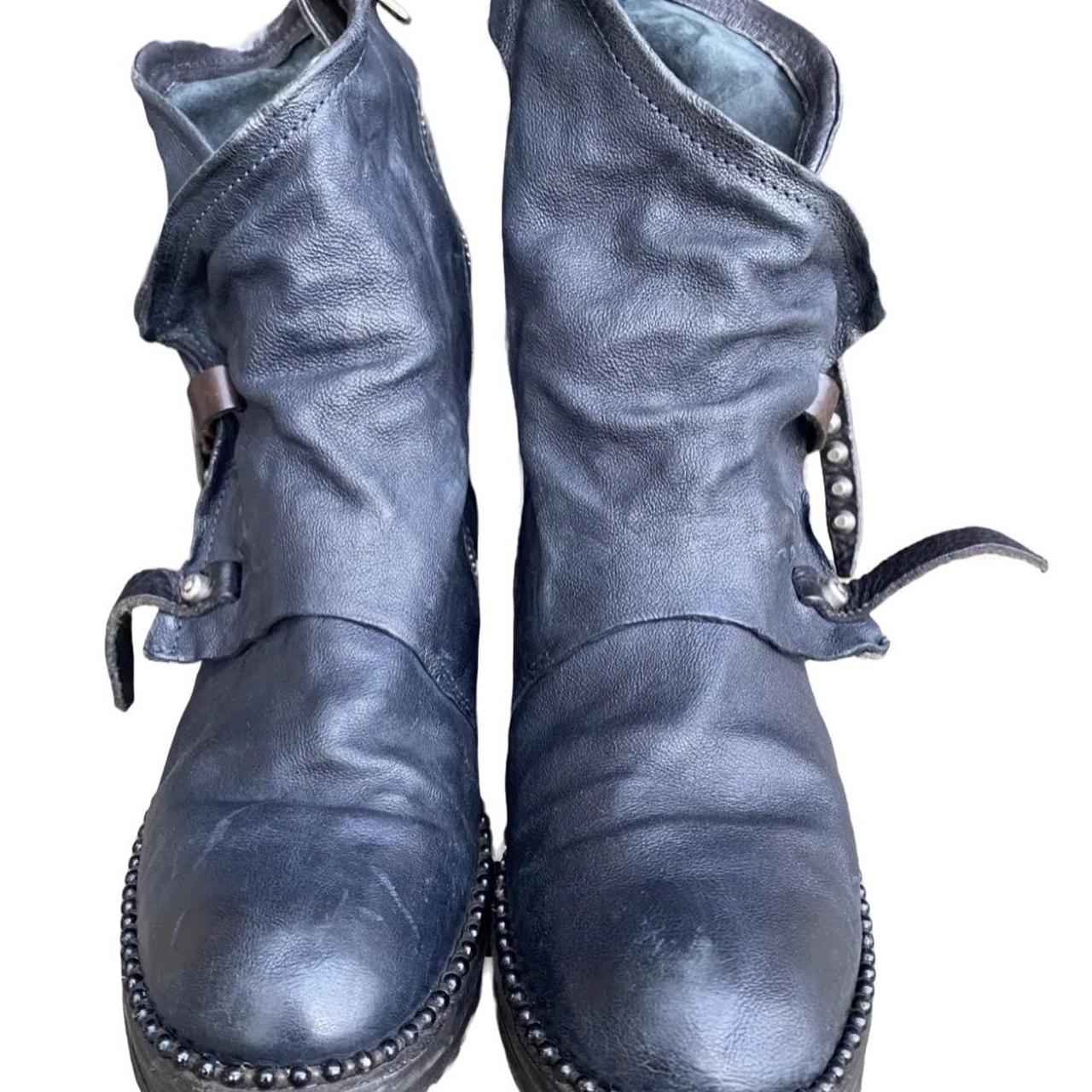 Vintage A.S.98 Airstep Black Leather Boots Similar... | Depop