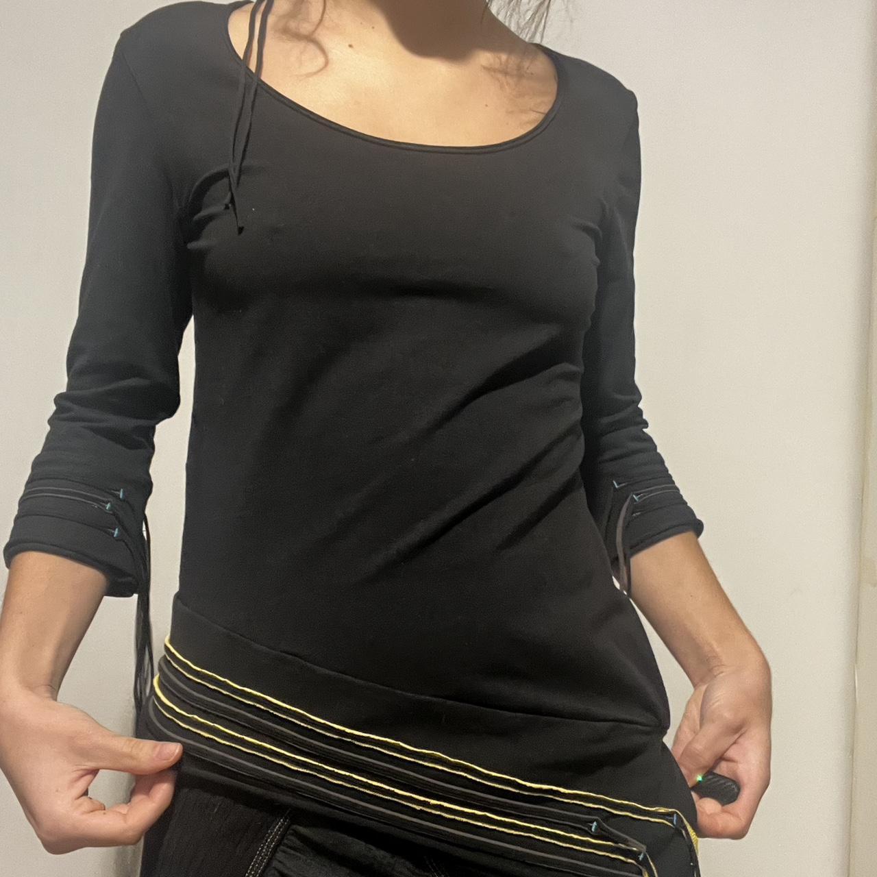 Cop Copine 3/4 sleeve top (2/2, part of... - Depop