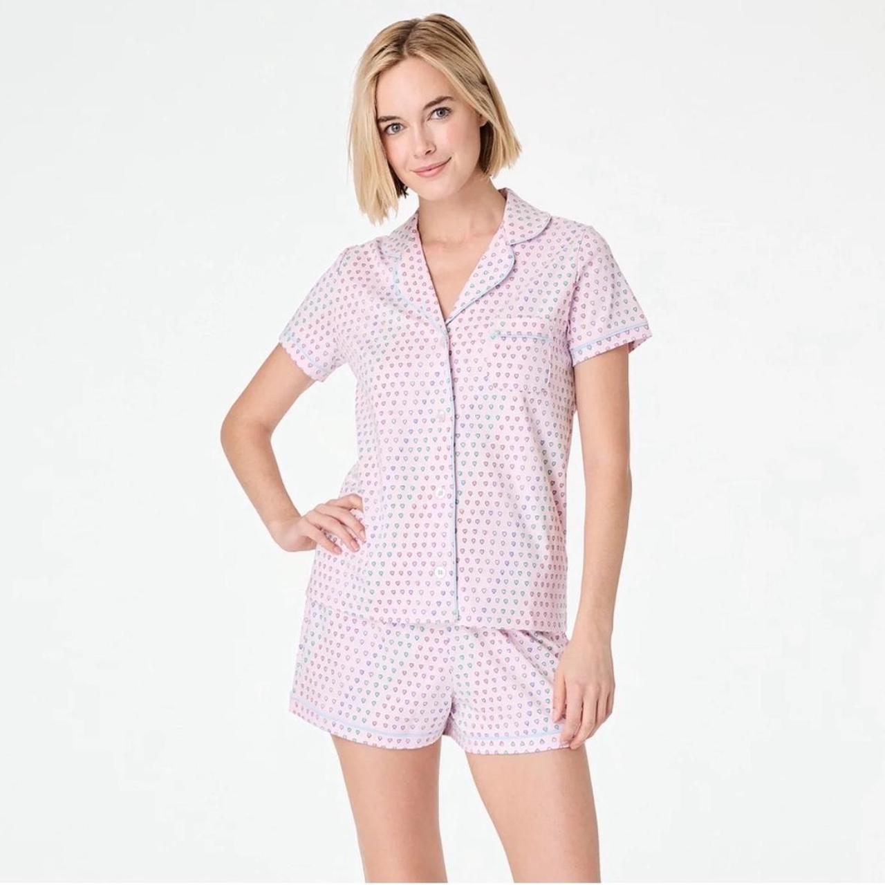 New ROLLER RABBIT Women’s Lilac Disco Hearts Pajama... - Depop