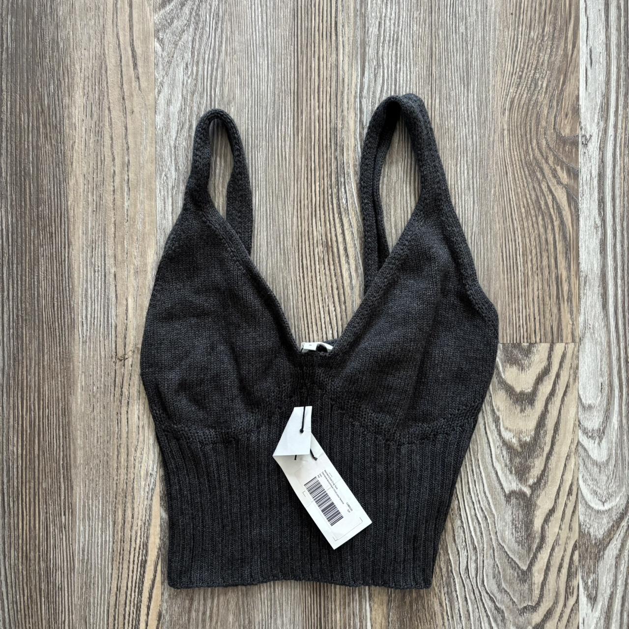 KOTN Gray Knit Tank Top Small New with tags | Depop