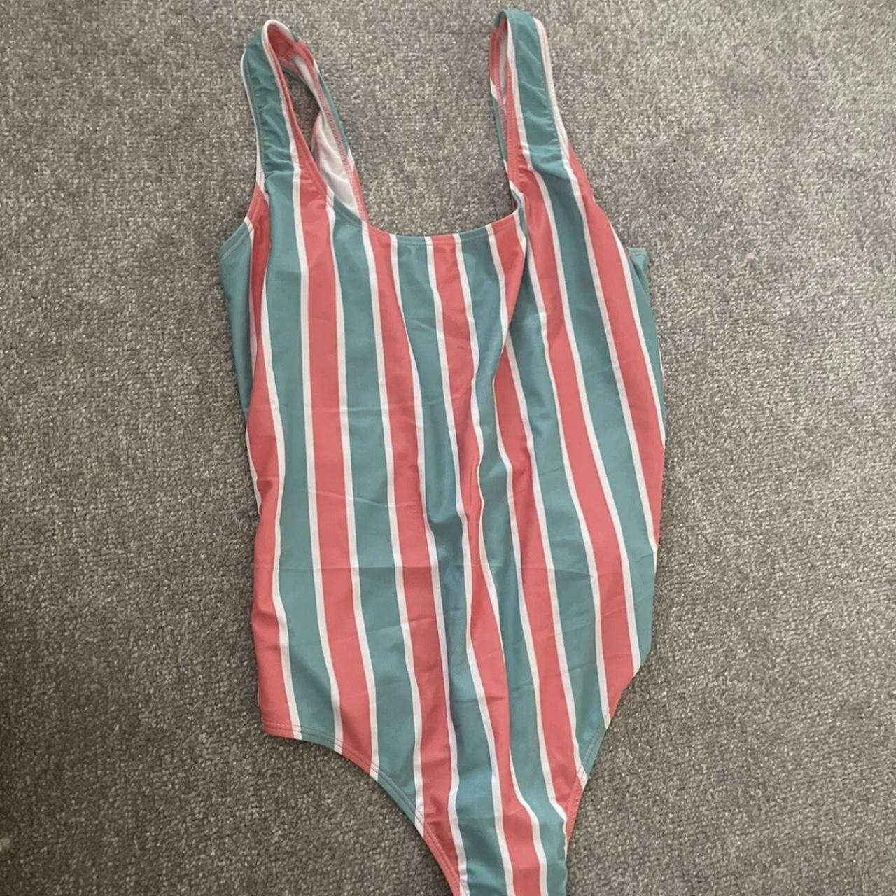 Women’s Multicoloured Swimsuit from Primark. Size... - Depop