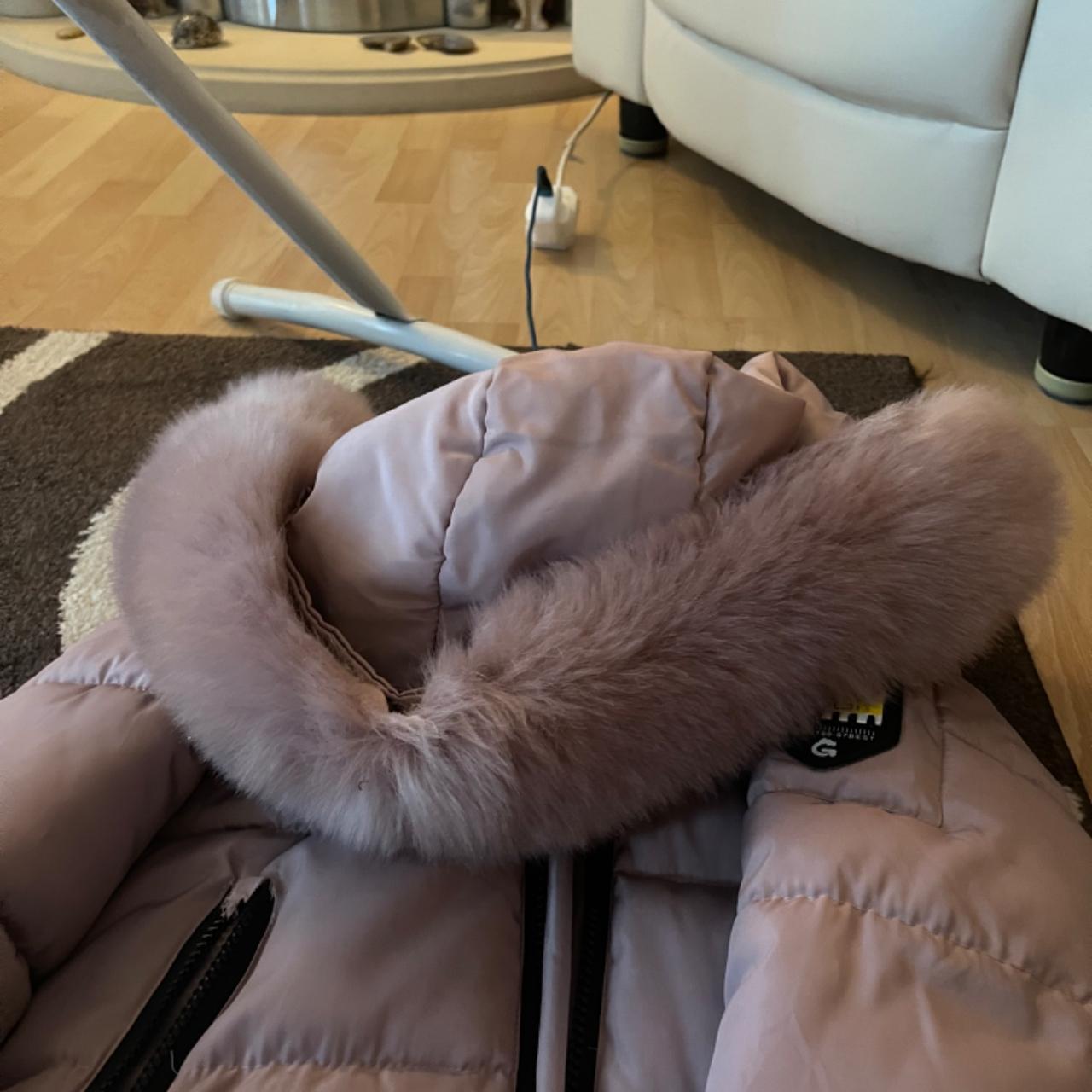 Pink Disney Fonts Jacket Teenager. Used condition... - Depop