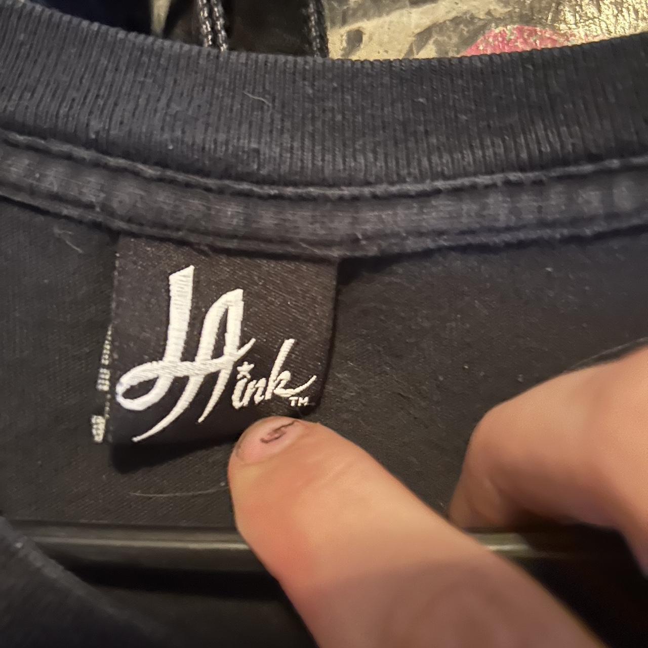 y2k affliction LA Ink skull sword and flowers t... - Depop