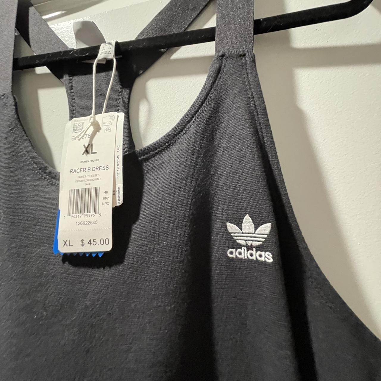 Adidas cut out dress size extra large brand new with... - Depop