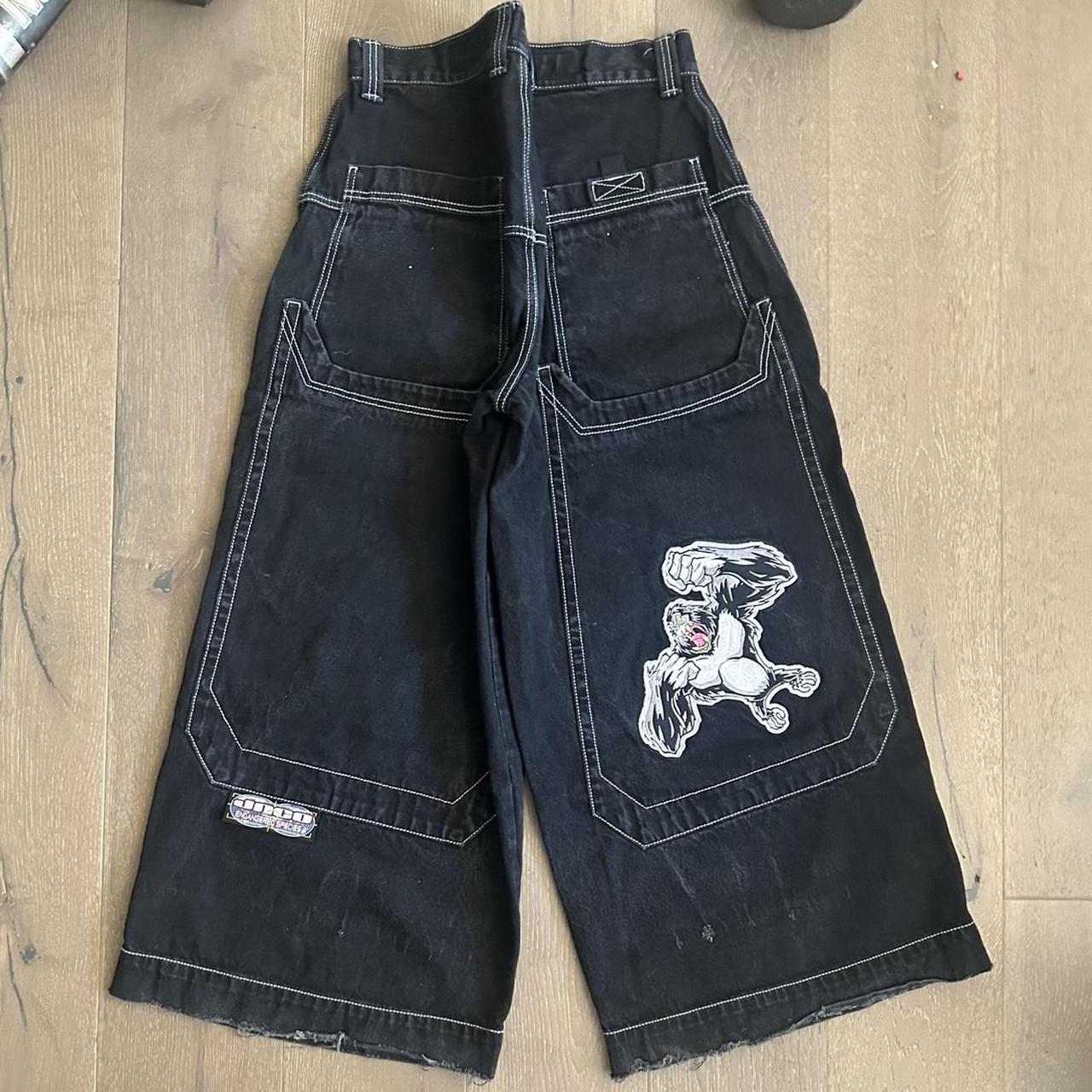 rare silver back jncos 36/30 CRAZY WASH DM BEFORE... - Depop