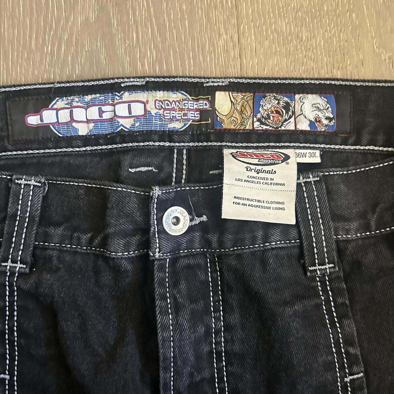 rare silver back jncos 36/30 CRAZY WASH DM BEFORE... - Depop