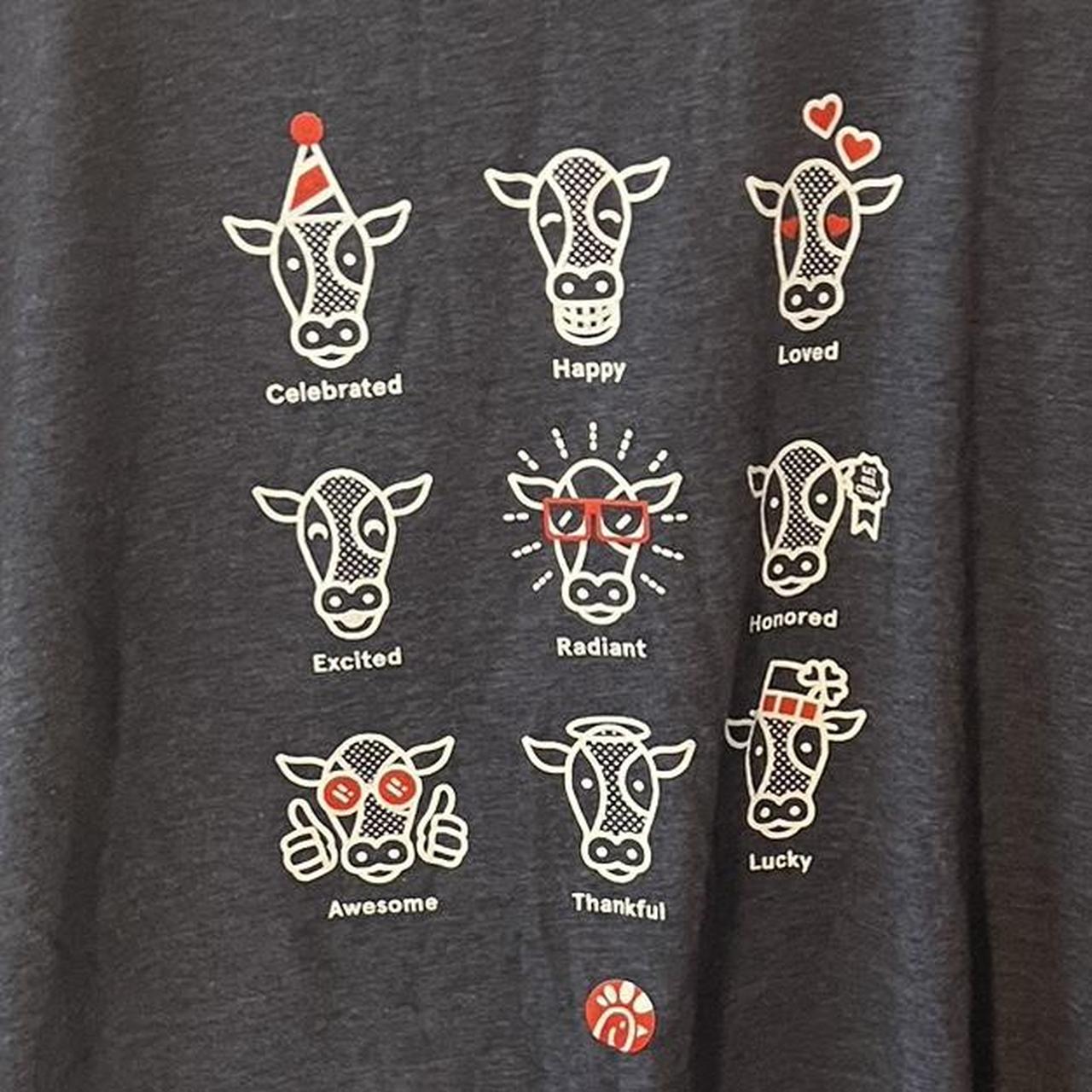 Vintage Chick-Gil-A cow appreciation t-shirt from... - Depop