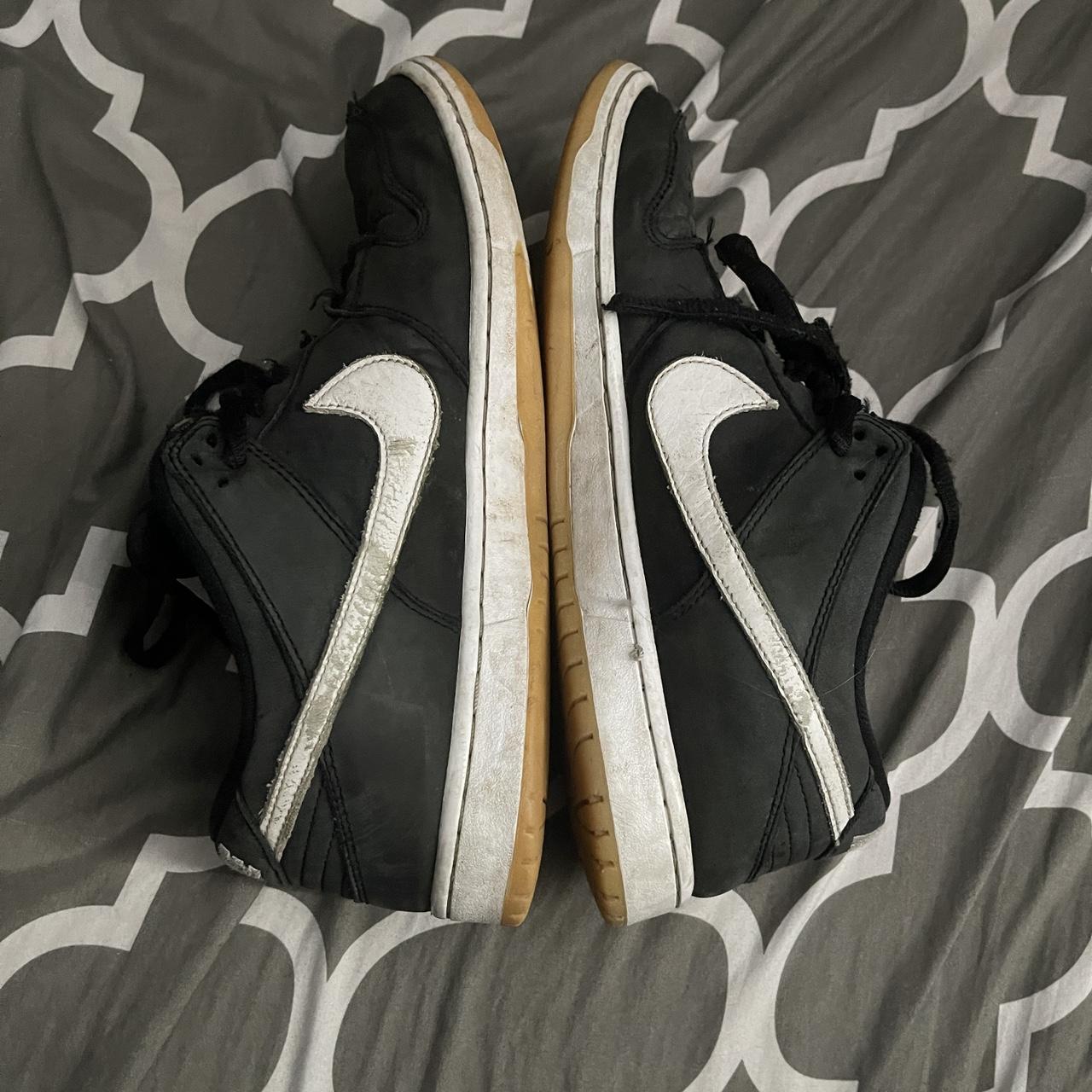 Black gum nike sb dunks BEAT TO THE... | Depop