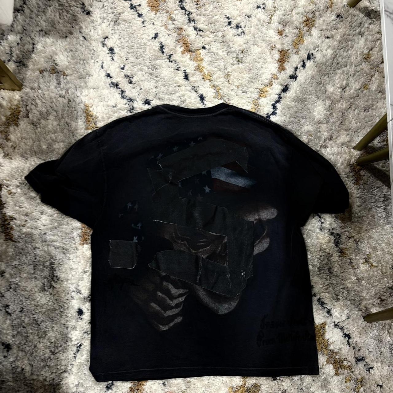 Black Travis Scott utopia MetLife concert tee... - Depop
