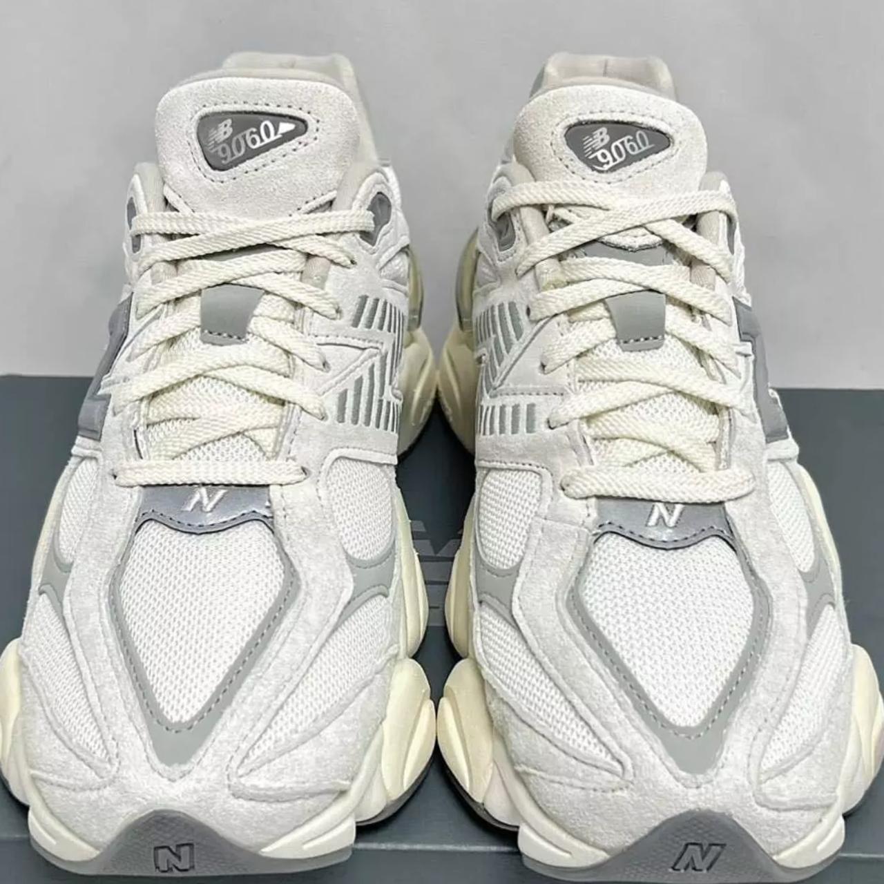 New Balance 9060 Sea Salt White Women's Size US 8=... - Depop