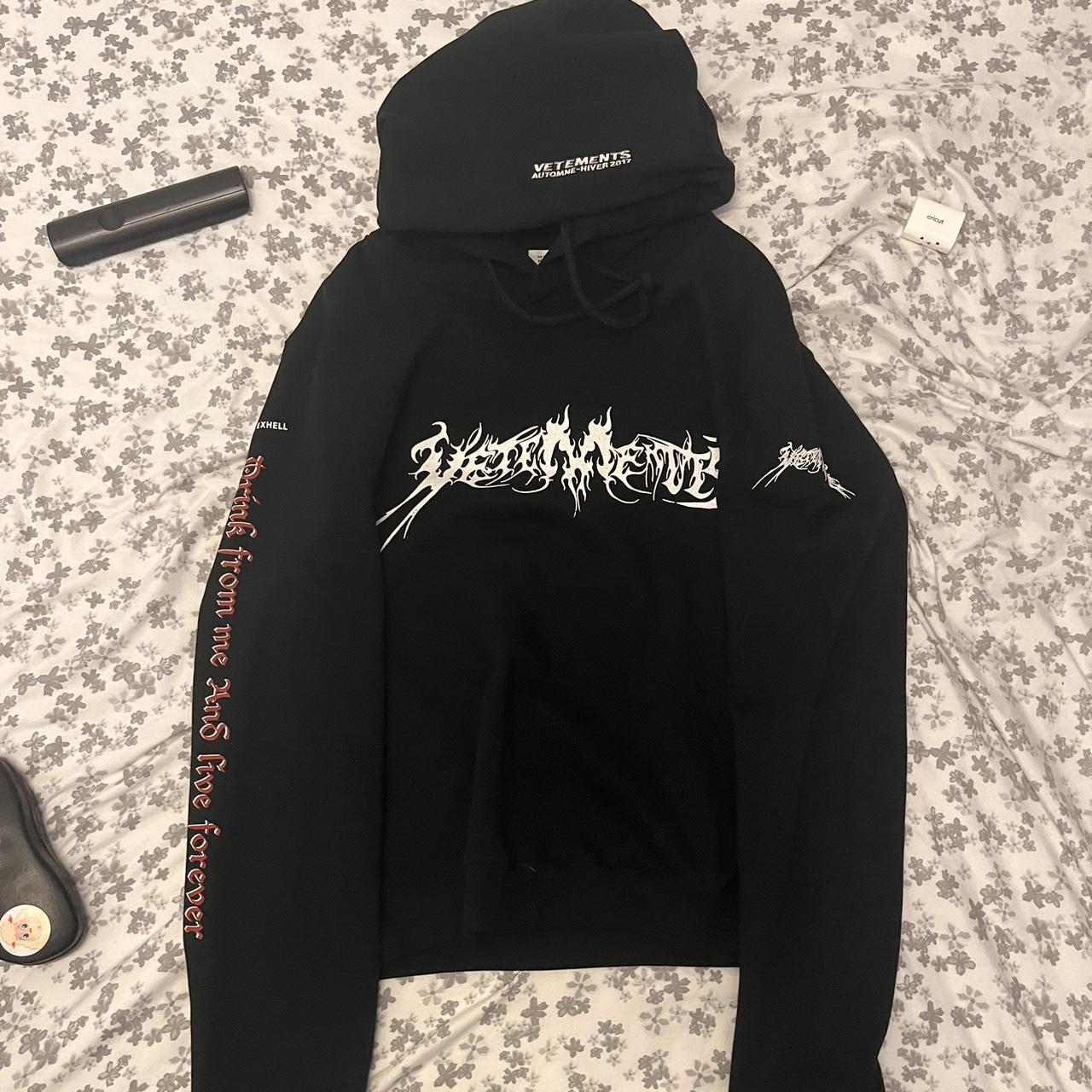Vetements TFD Hoodie Mainly looking for the homme... - Depop