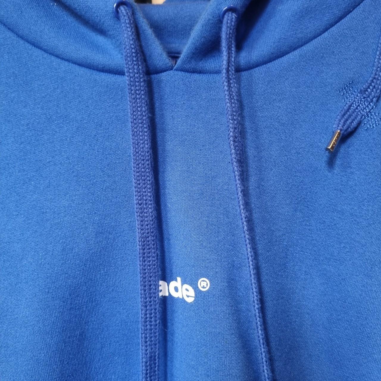 ADER ERROR BLUE ADE LOGO HOODY Size - A2 (medium) - Depop