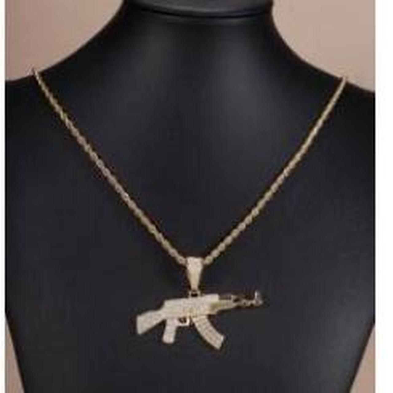 gold ak47 chain - Depop