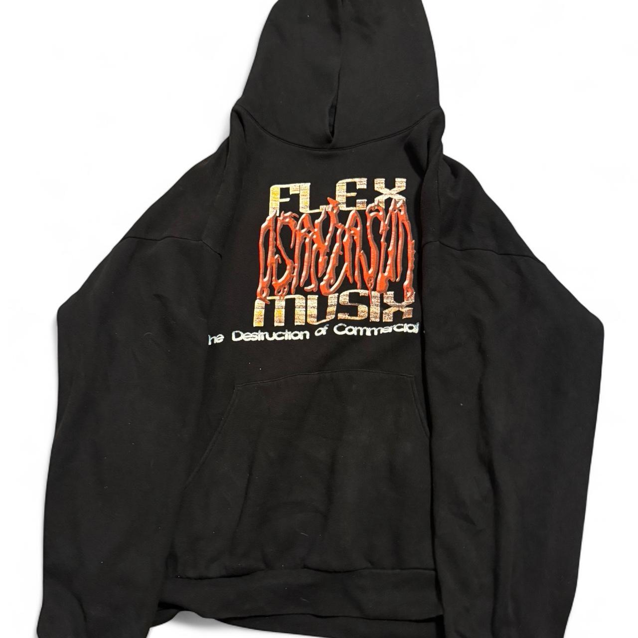 OsamaSon Flex Music Black and red hoodie... | Depop