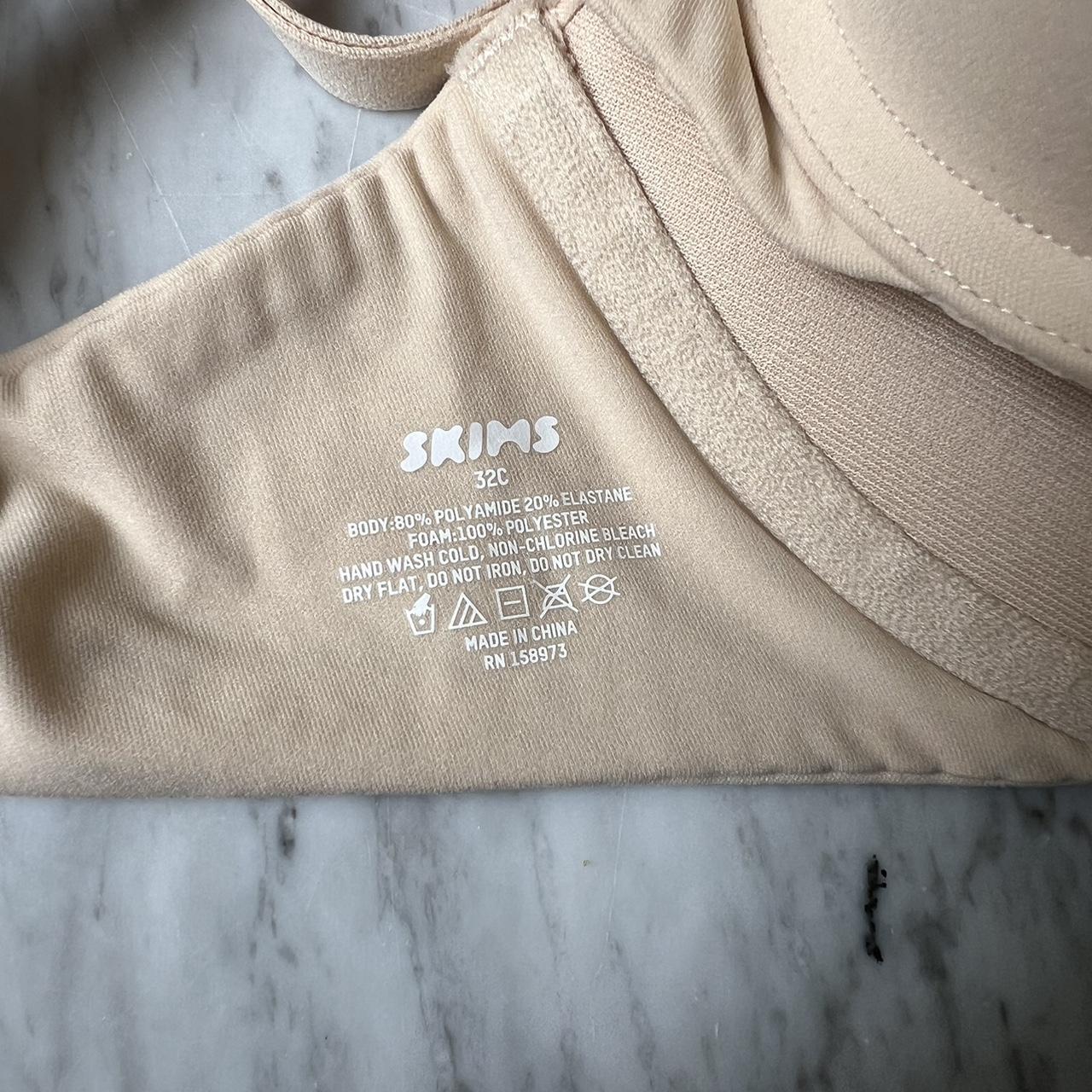 SKIMS Push Up Bra Brand new with tags Size: 32C - Depop