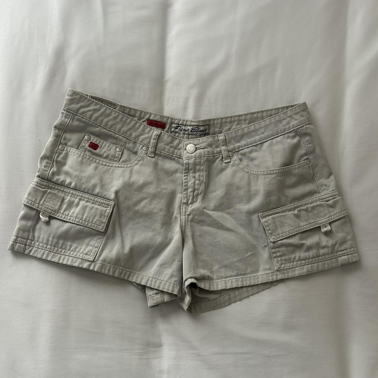 Paris Blues off white cargo shorts - size... | Depop