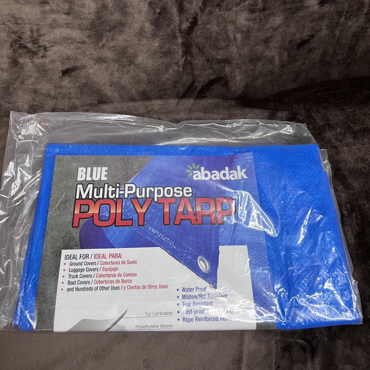 5x7 Blue Poly Tarp Cover Multi-Purpose 5 Mil, Tent... - Depop