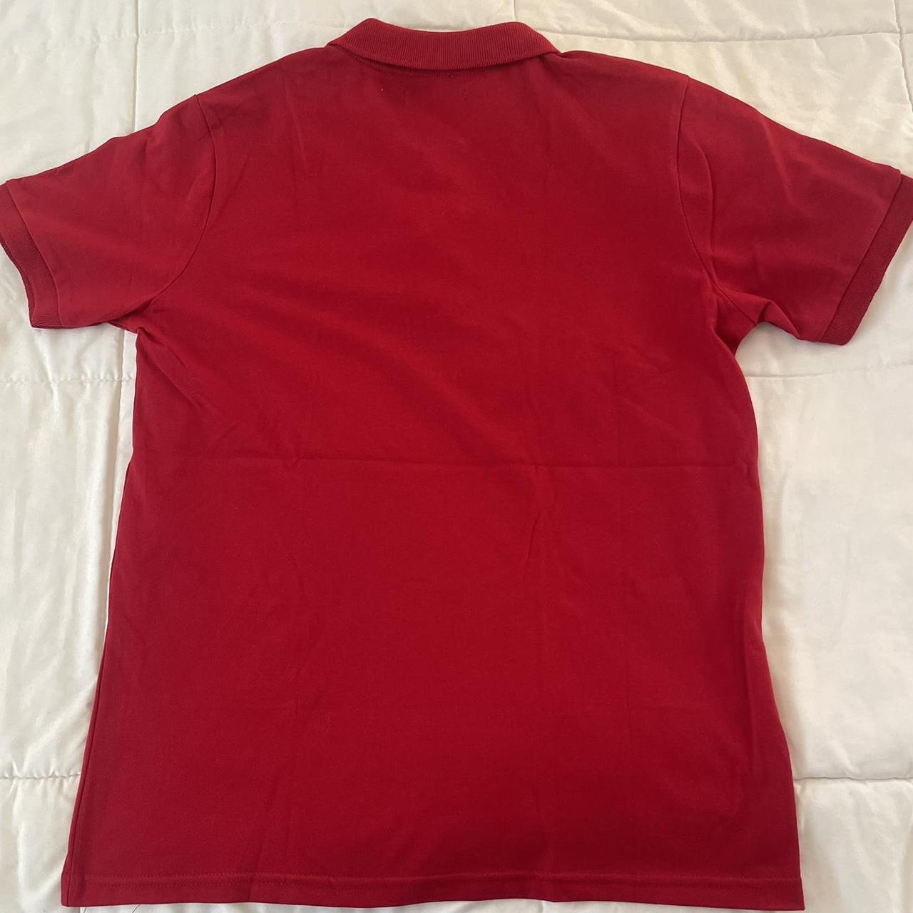 Men’s Red Rep/Fake Versace Polo, size Medium, fits... - Depop