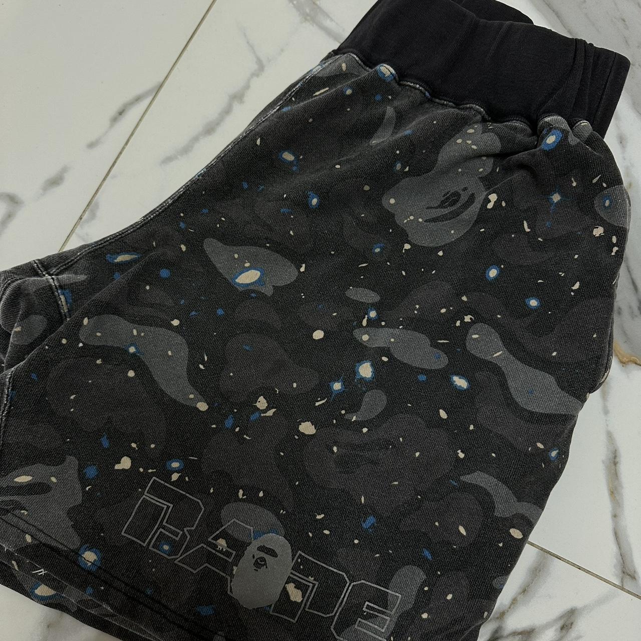 Bape Shorts Galaxy bape Good detail , one of a kind... - Depop