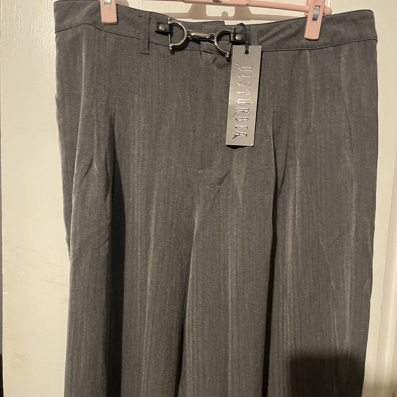 Disturbia Herringbone Tailored Trousers Size UK 18... - Depop