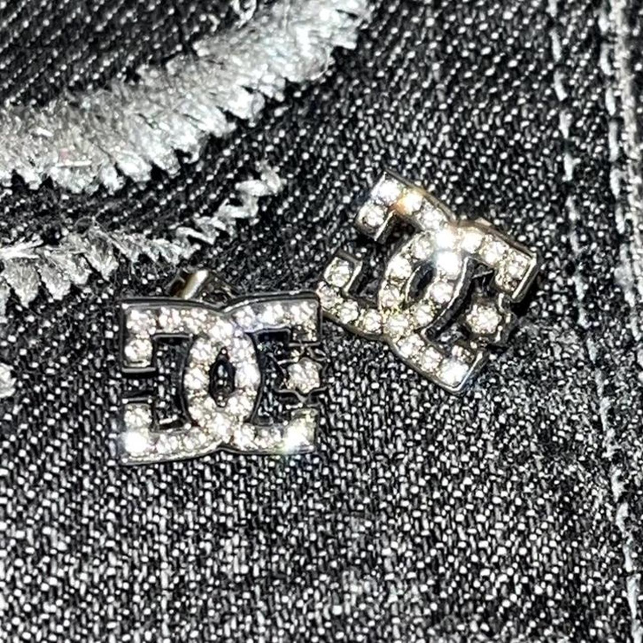 Dc rhinestone earrings ^_^ - multiple available... - Depop