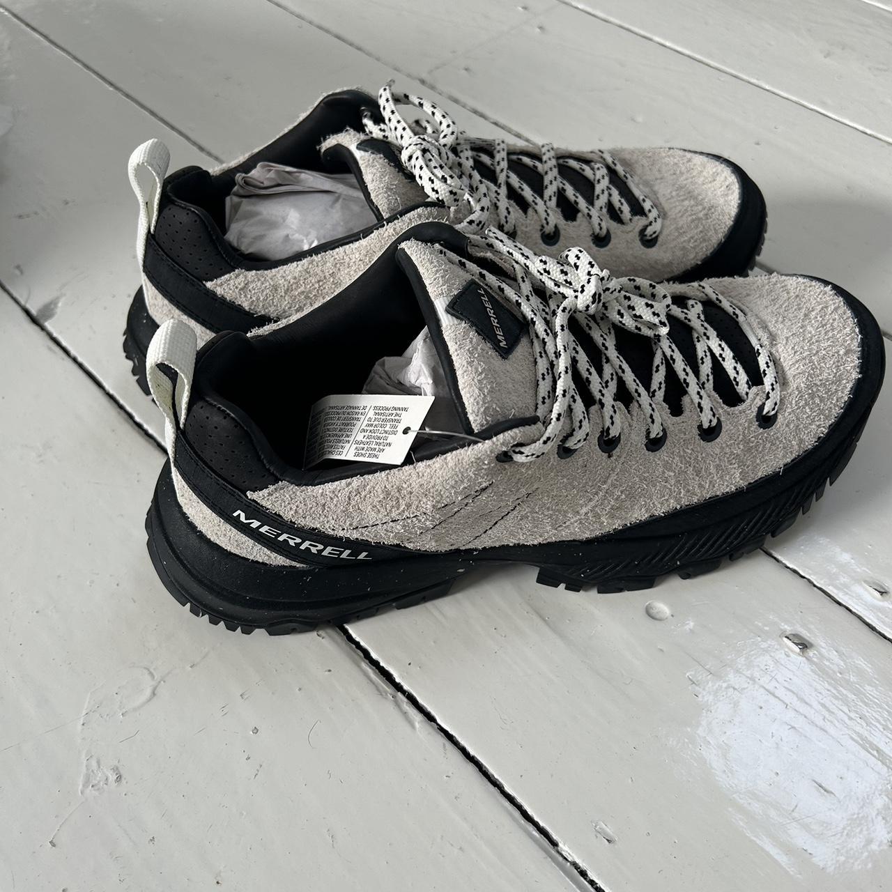 Merrell 1trl ace leather in silver birch 🪷 - Depop