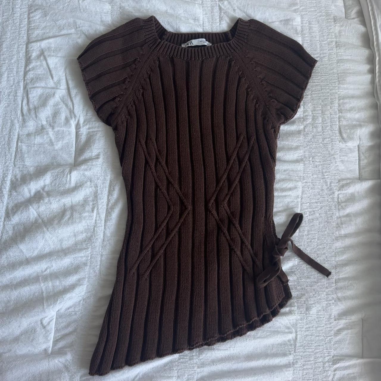 asymmetrical knit top