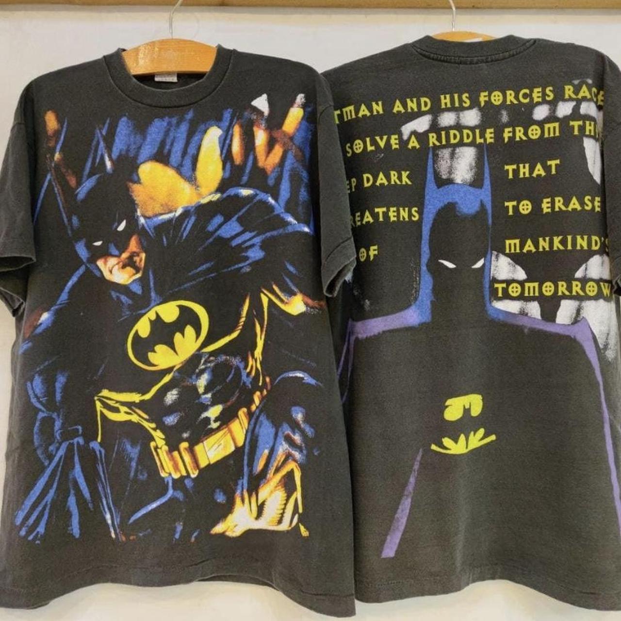 Batman single stitched 90s reprint size large Brand... - Depop