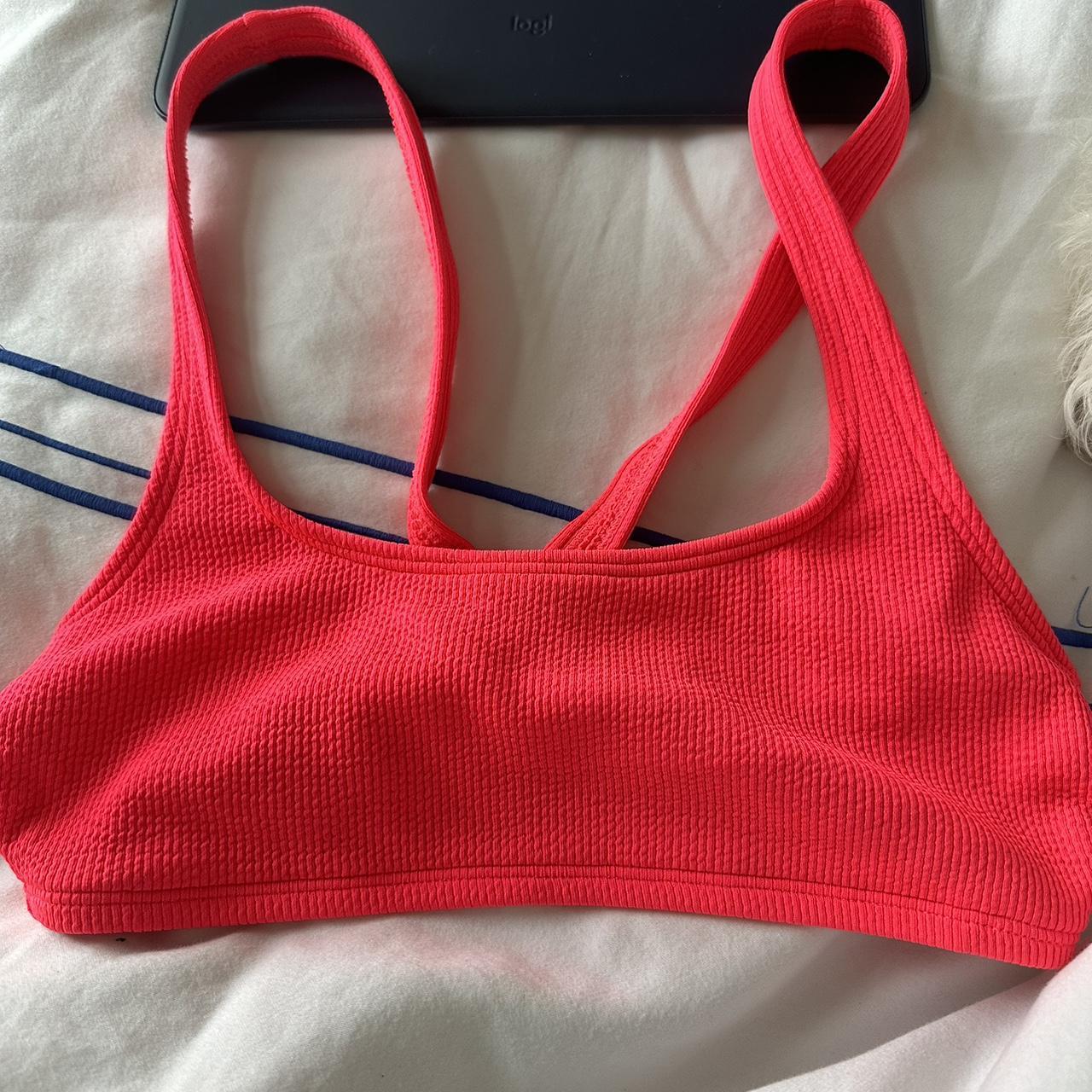 Bright Pink Swim Suit Super Cute For Summer Size Depop