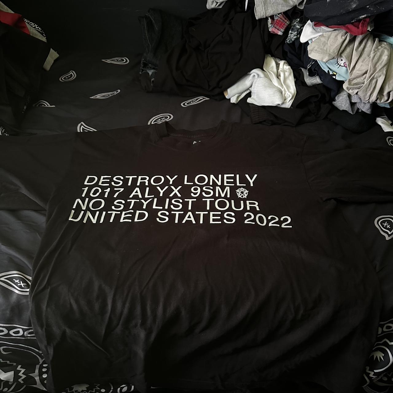destroy lonely concert merch XL only used once offer - Depop
