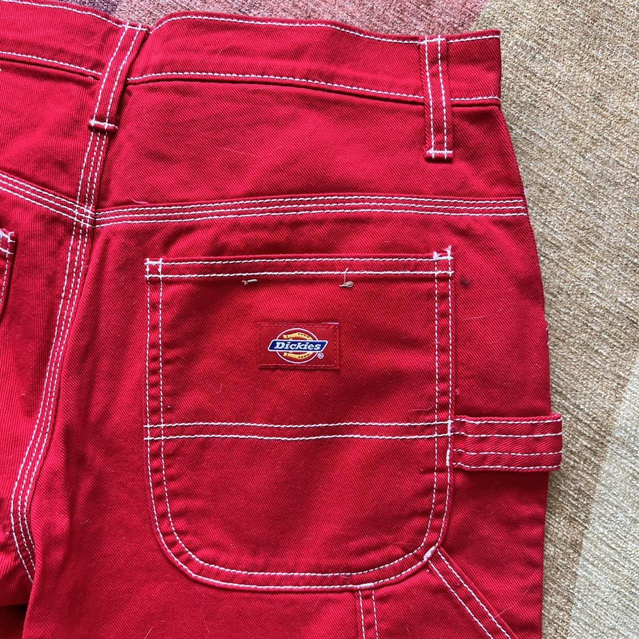 Brand new never worn red dickies - Depop