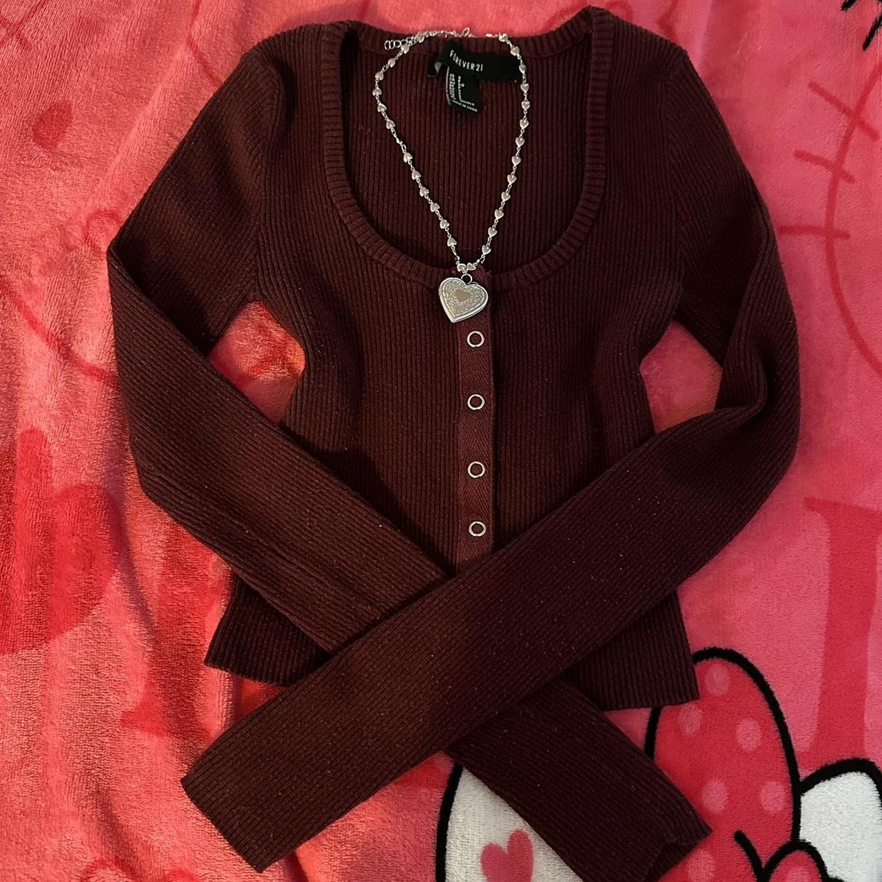 FOREVER 21 FITTED LONG SLEEVE! 🎀 Fitted look, is a... - Depop