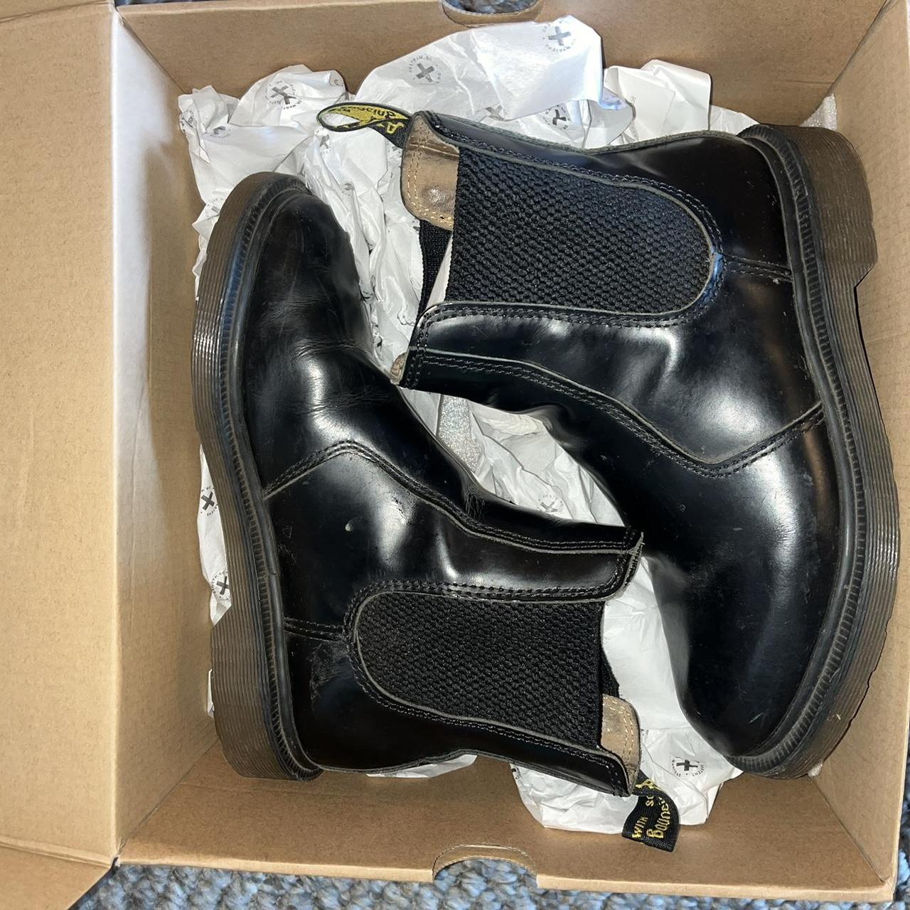 Doc Martin Chelsea black Boots - worn only a handful... - Depop