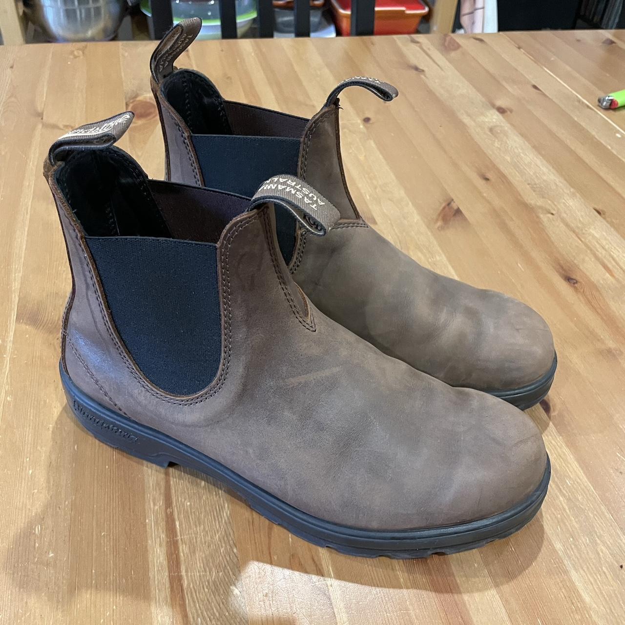 Blundstones Chelsea boot in antique brown. Bought... - Depop